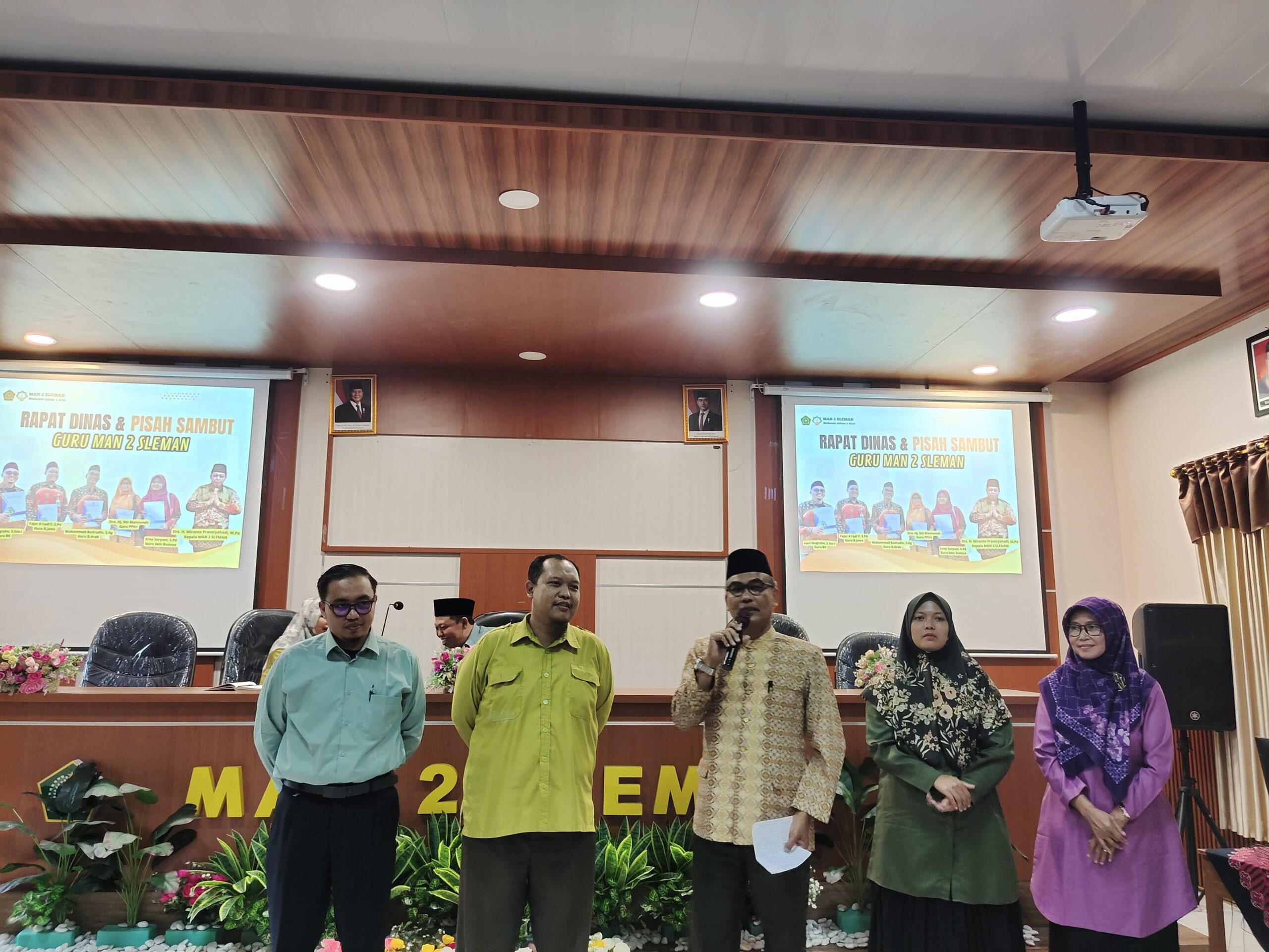 Rapat Dinas dan Pisah Sambut Guru Mutasi MAN 2 Sleman - MAN 2 SLEMAN