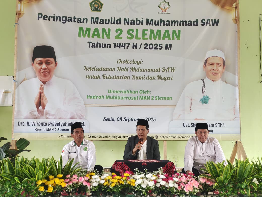 MAN 2 Sleman Sukses Selenggarakan Peringatan Maulid Nabi Muhammad SAW ...